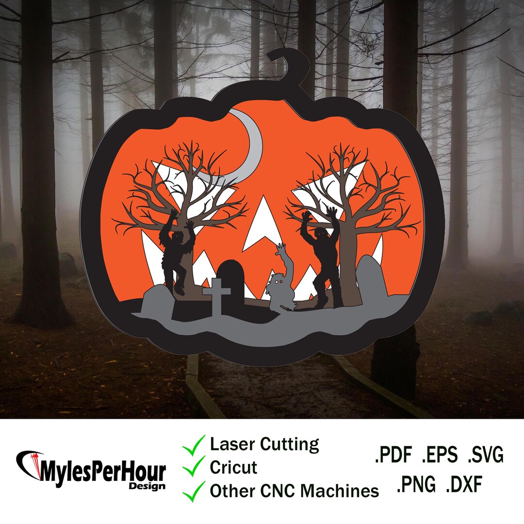 3D Jack-o-lantern - Files for CNC, Laser, Vinyl Machines, and More - Etsy