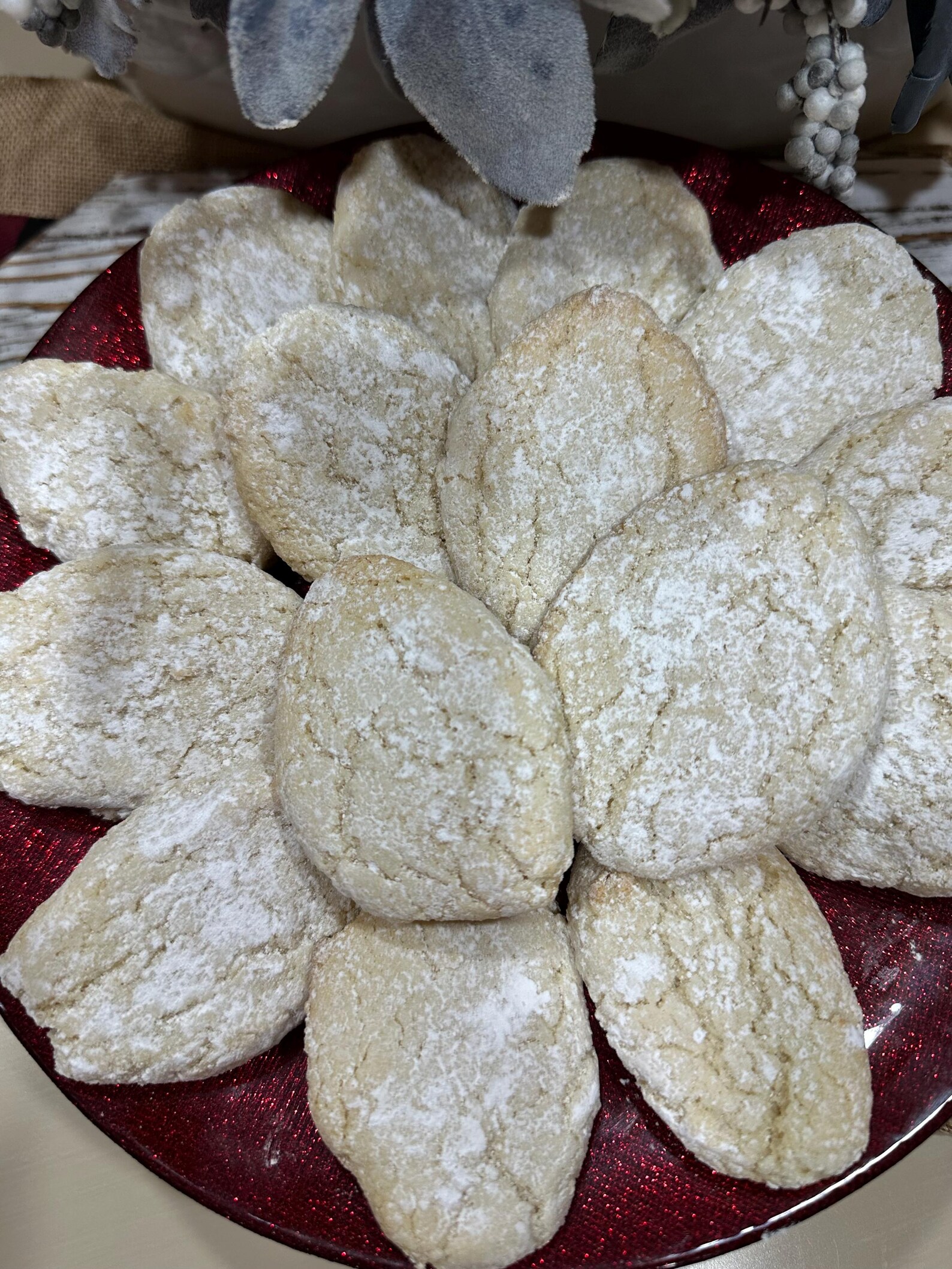 Italian Ricciarelli - Homemade Authentic Tuscan Chewy Almond Cookies - Etsy