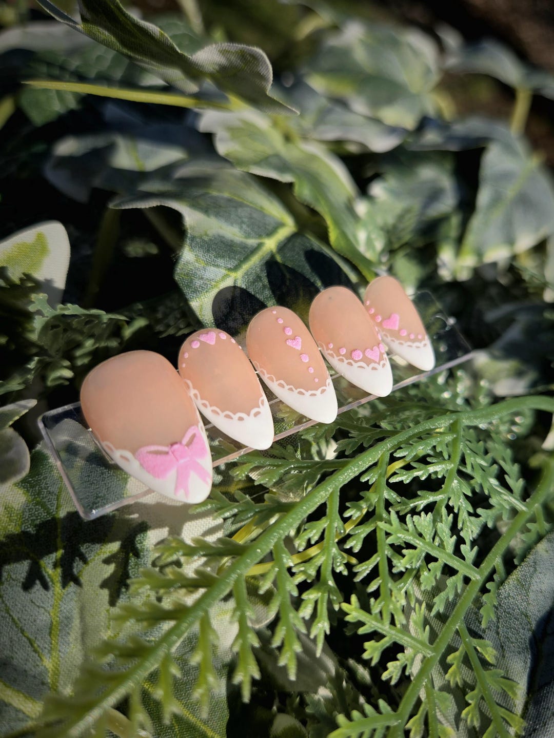 Lacey Valentine's Day Press on Nails - Etsy