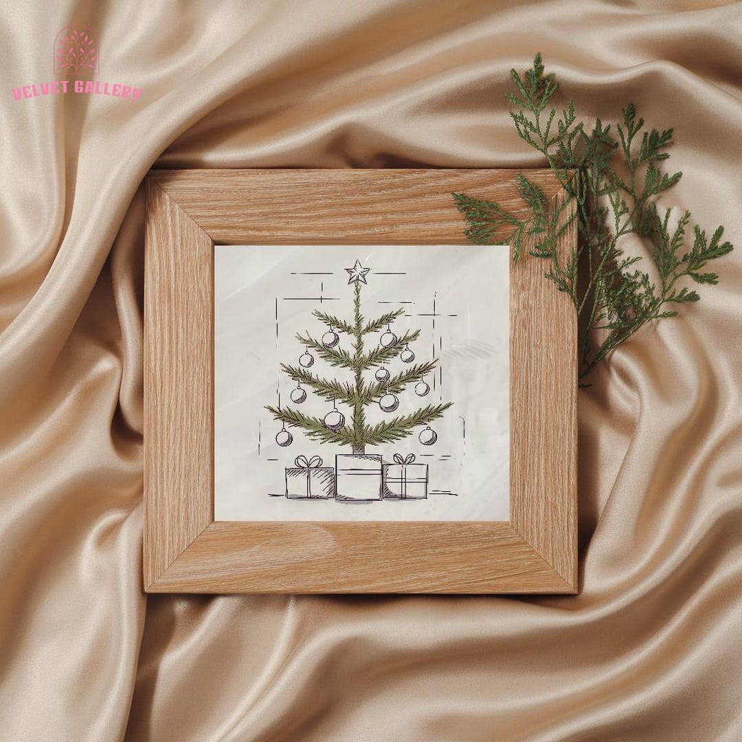 Printable Coloring Pages, Christmas Sketch Art Bundle, Holiday Line Art ...