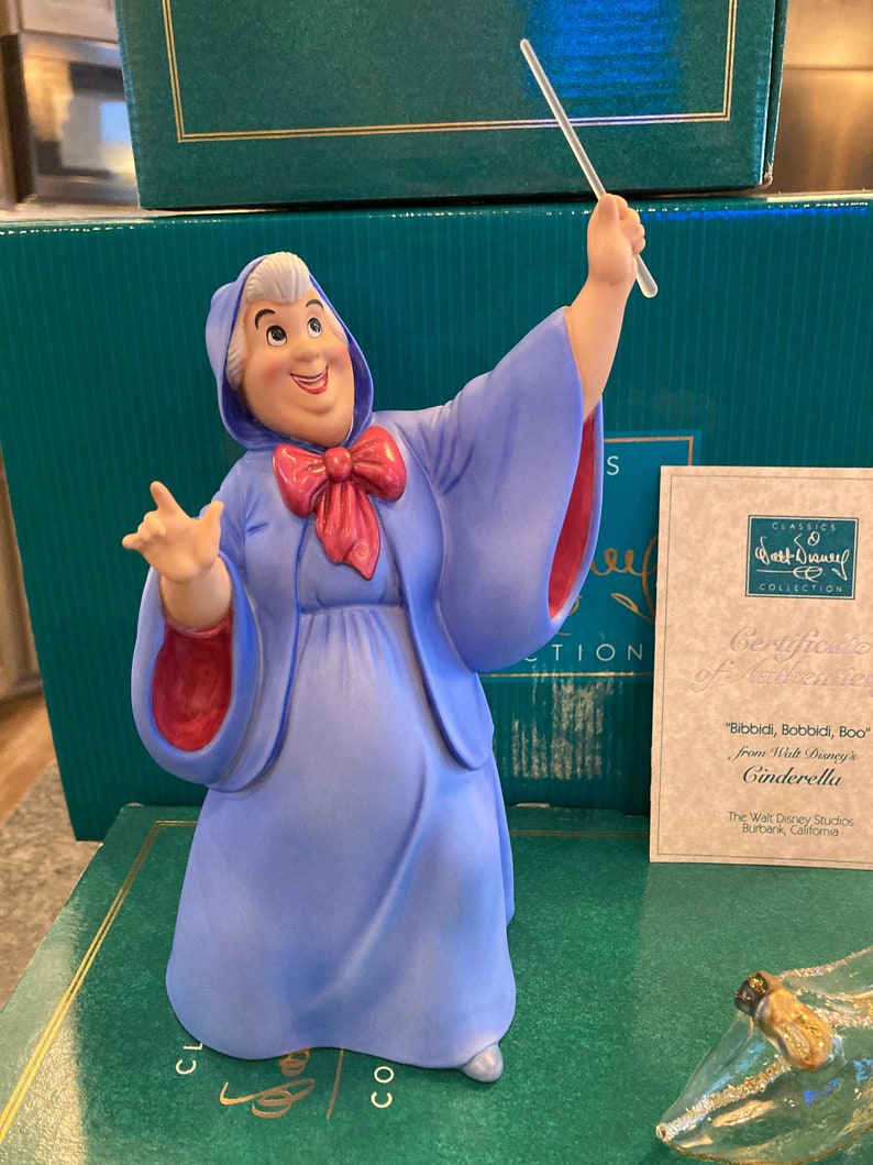 Disney WDCC Fairy Godmother From cinderella bibbidi Bobbidi Boo 1996 ...