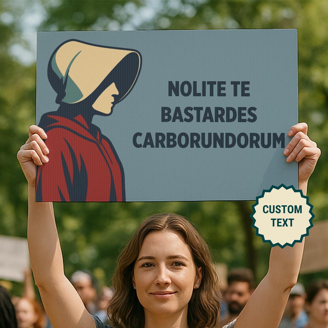 Custom Feminist Protest Sign, Customizable Women’s Rights Pro-choice ...