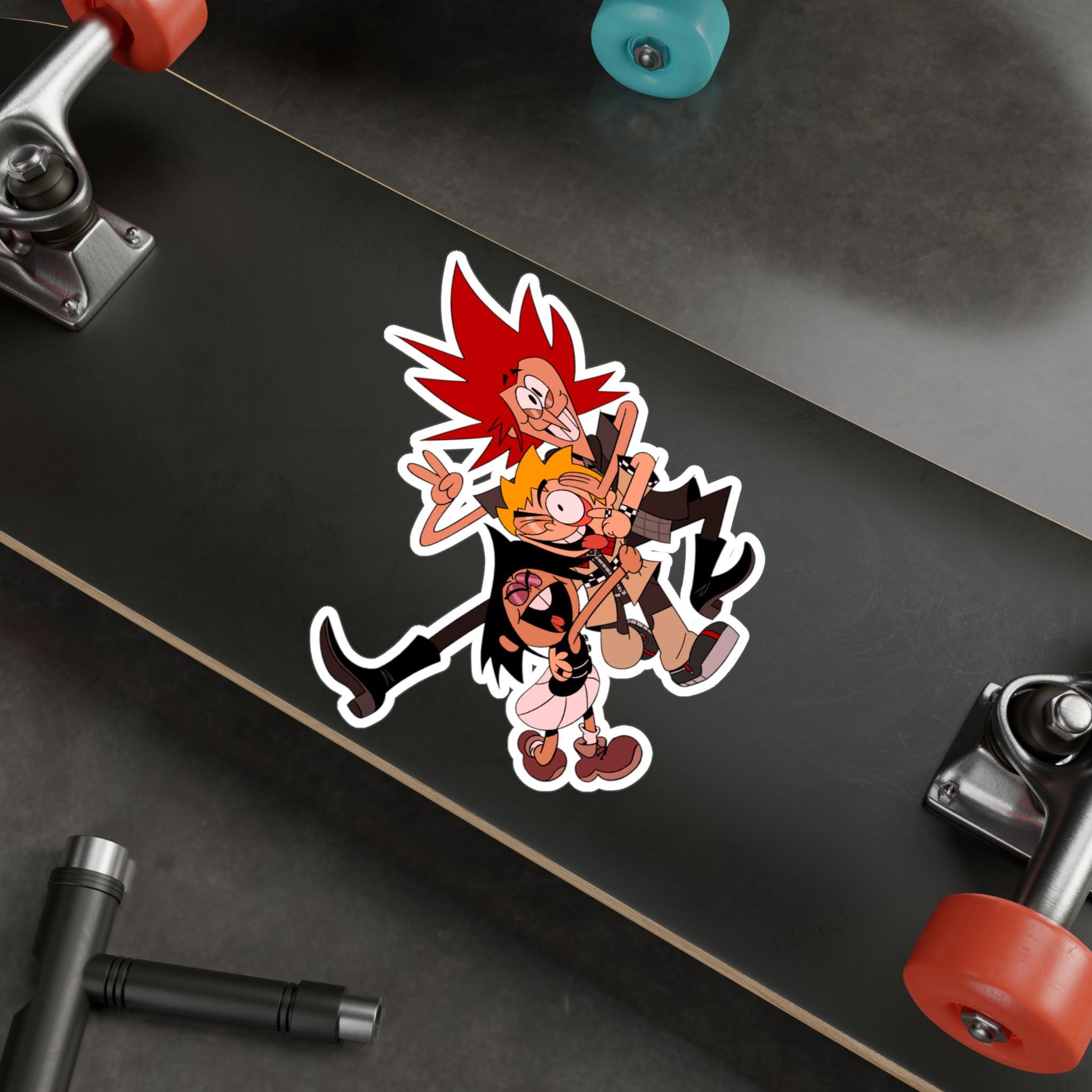 Kingdom Hearts Sea Salt Trio Cartoon Vinyl Sticker, Gaming Decal ...