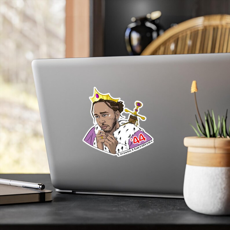 Lewis Hamilton Knight Vinyl Decal Sticker, Formula 1 Racing Fan Gift ...