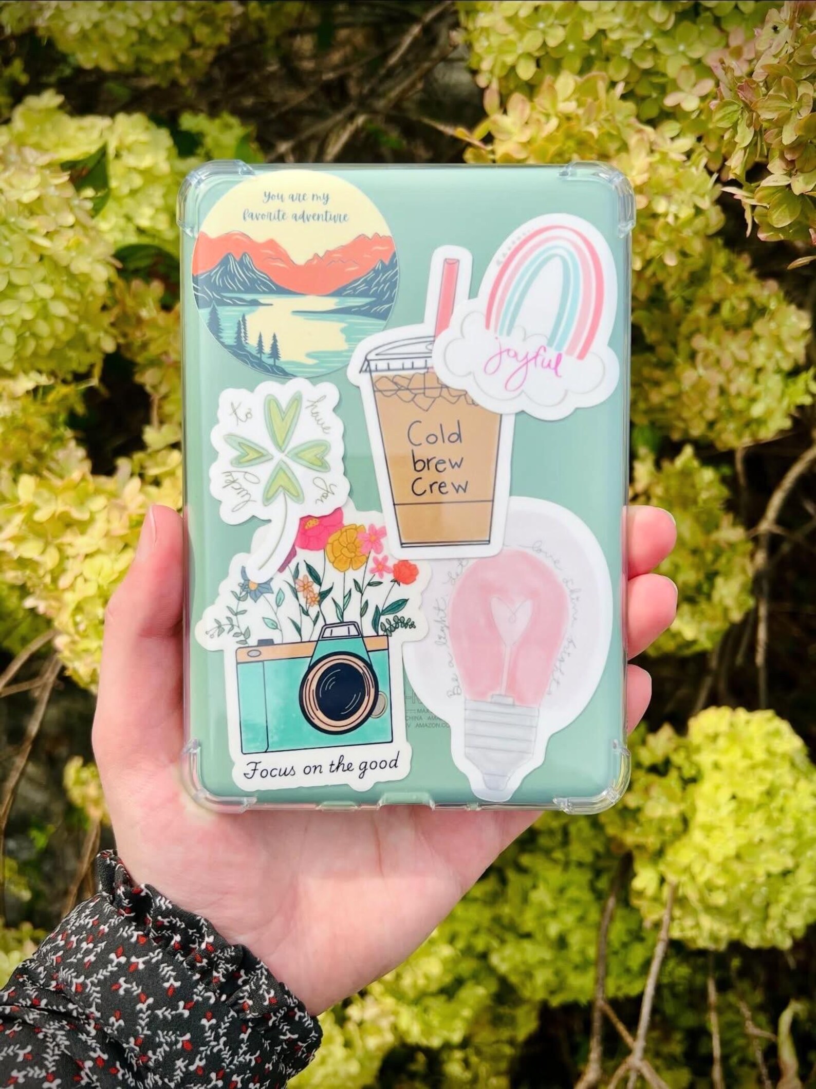 Sticker: “ Focus on the Good” Transparent Sticker - Etsy