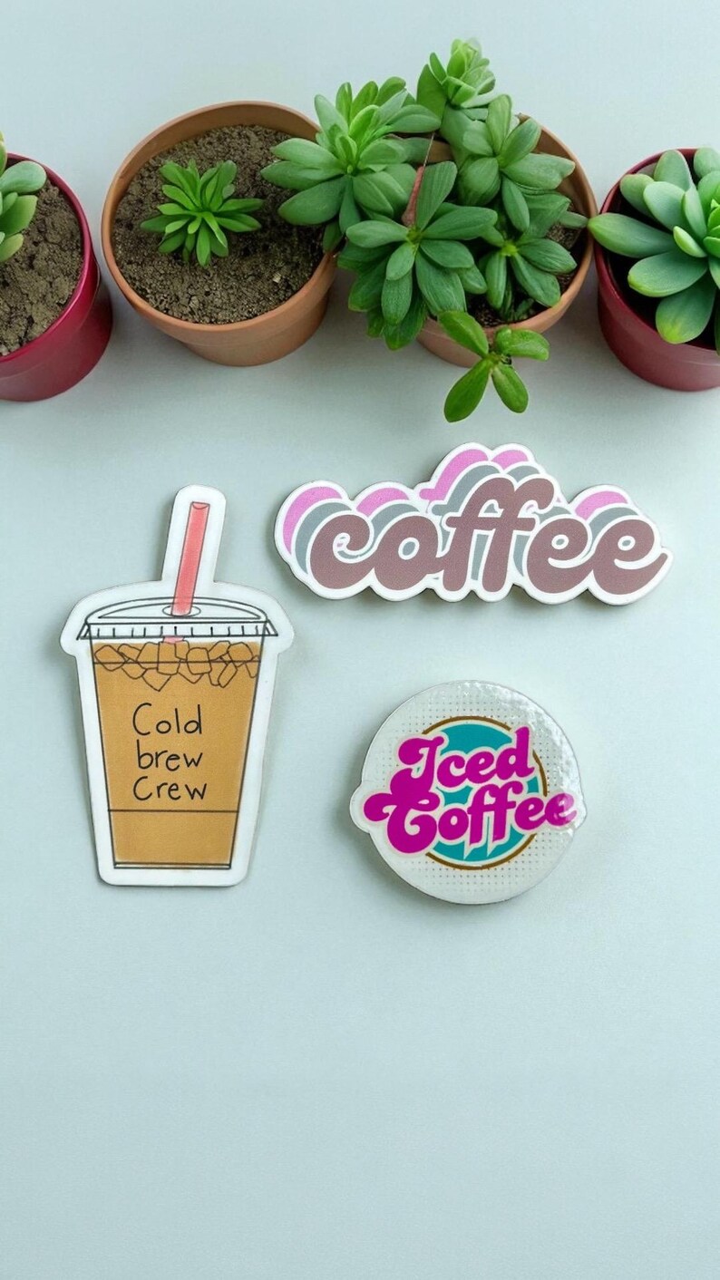 Iced Coffee Lovers Sticker Bundle - Etsy