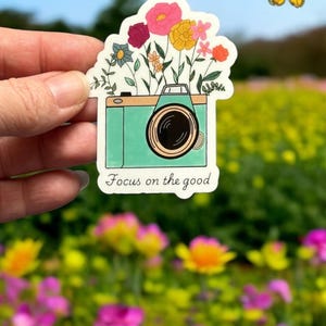 Sticker: “ Focus on the Good” Transparent Sticker - Etsy