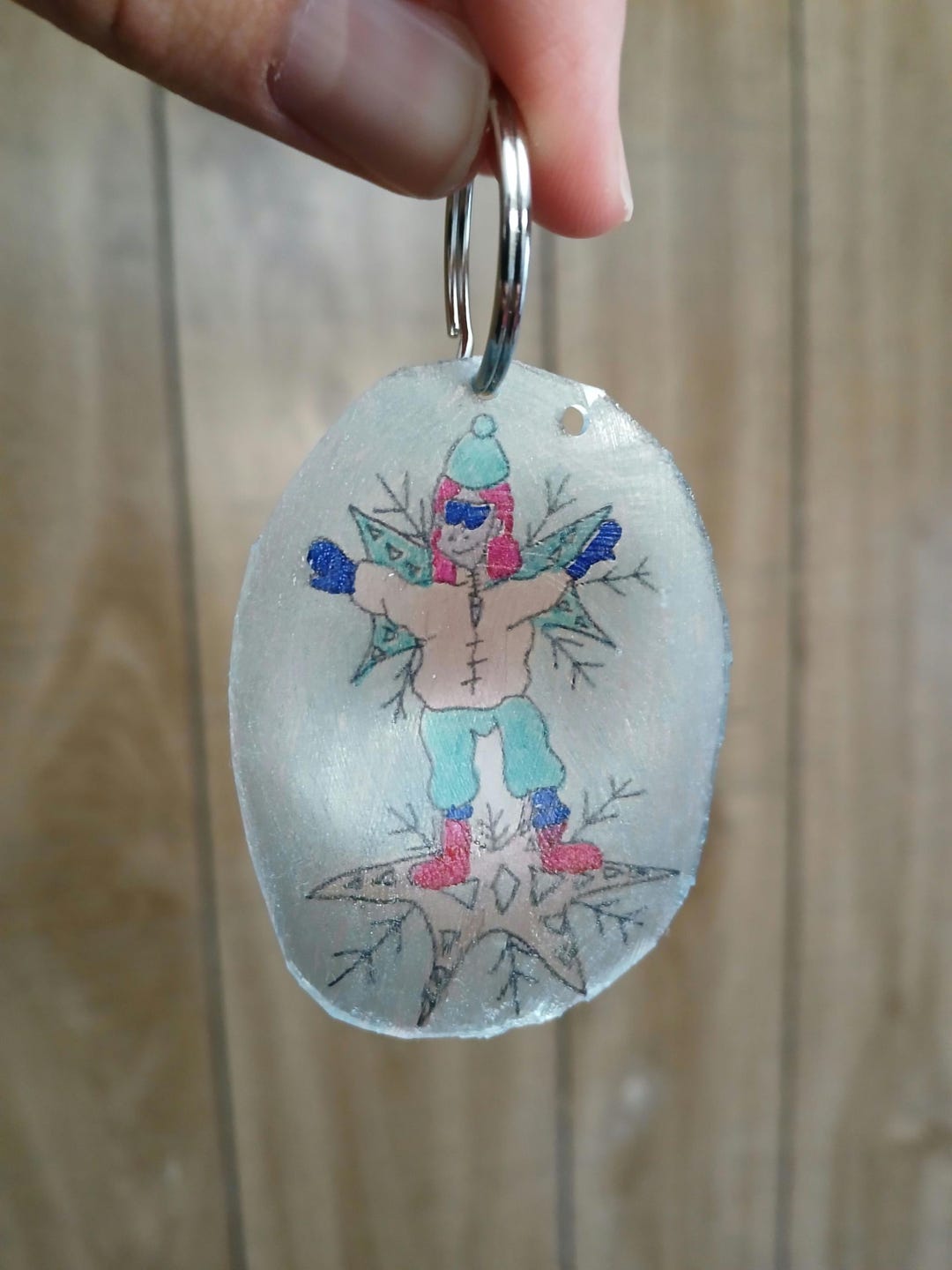 Shrink Film Winter Keychains, Winter Theme, - Etsy