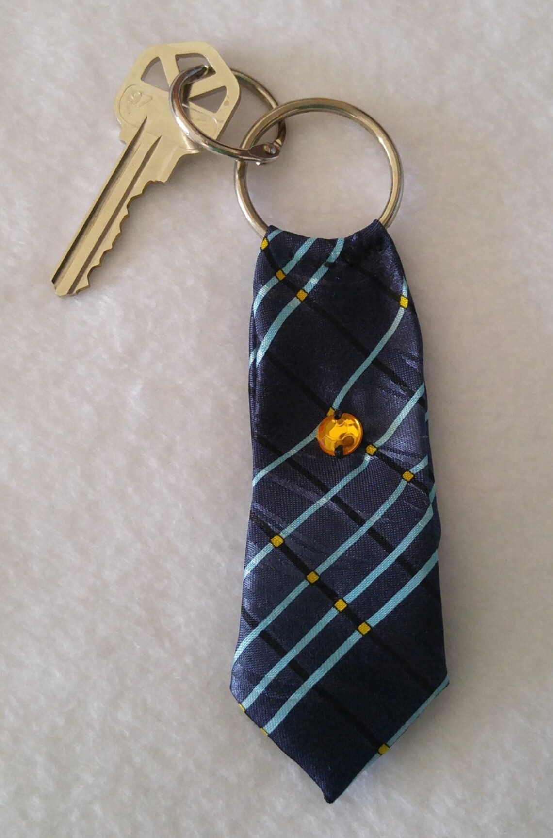 Memory Key Chain Made From Men's Ties - Etsy