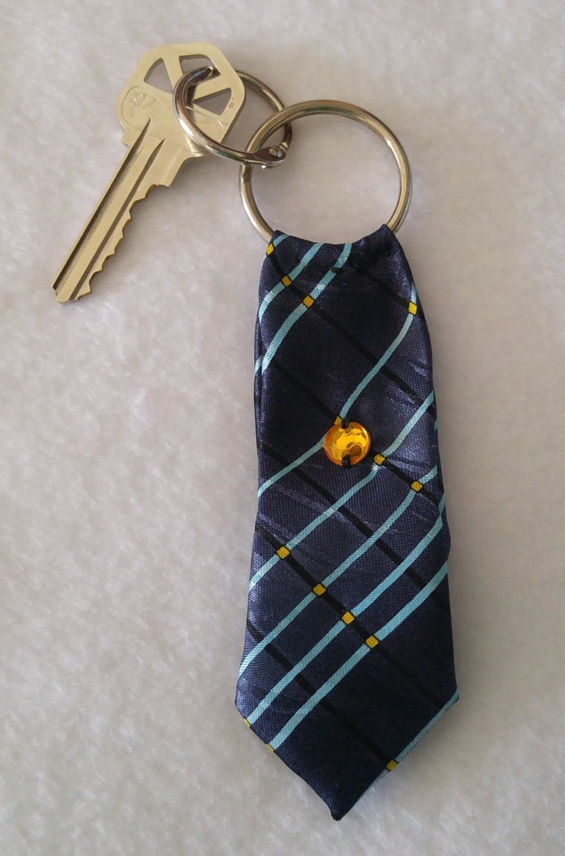 Memory Key Chain Made From Men's Ties - Etsy