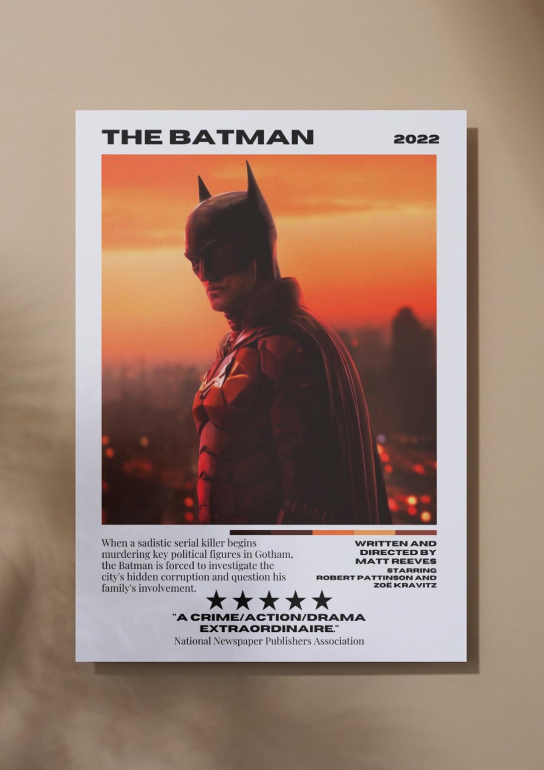 The Batman Movie Poster - Etsy