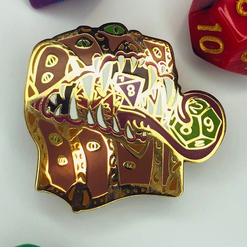 Mimic Enamel Pin Dungeons and Dragons Inspired - Etsy