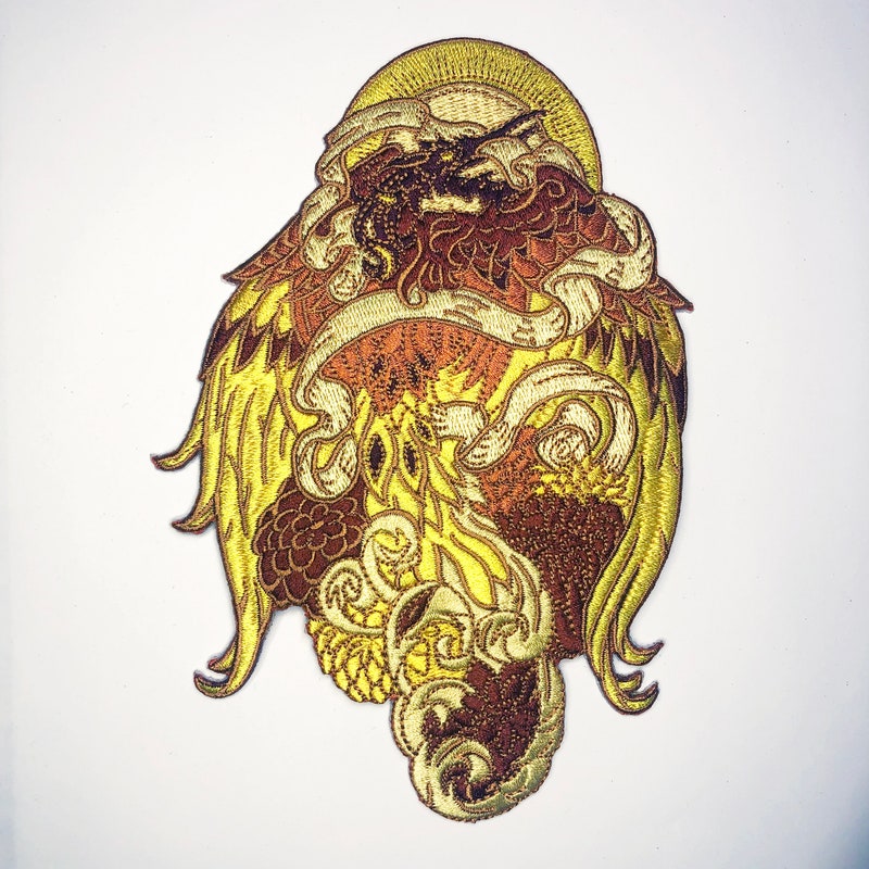 Phoenix Bird Patch - Etsy