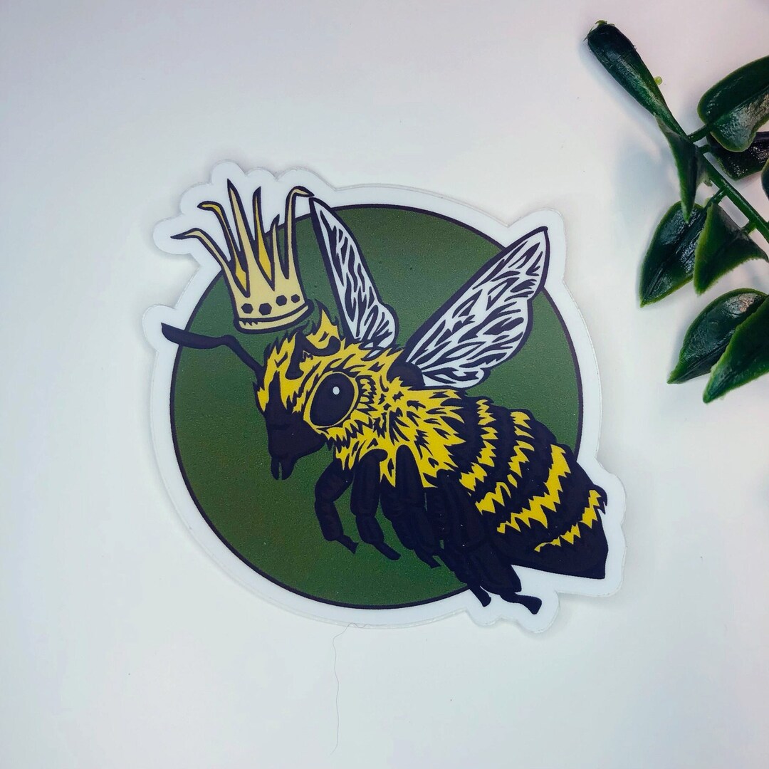 Queen Bee - Sticker - Etsy