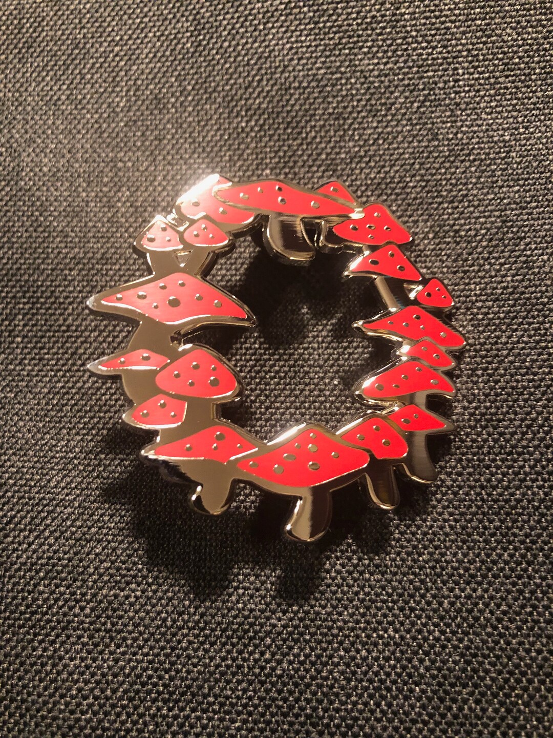 Silver Fairy Circle - Enamel Pin - Etsy