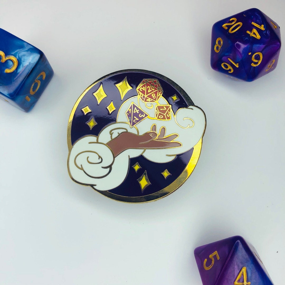 Levitate Enamel Pin Dungeons and Dragons Pin Dnd Pin Wizard, Spell ...