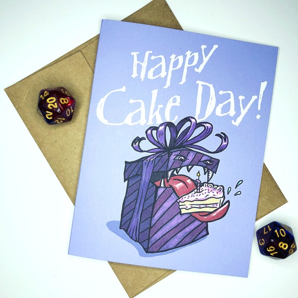 Funny Mimic Birthday Card - Etsy
