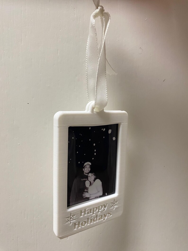 Personalized Ornament Christmas 3D Print Files: Instax Mini Insert ...