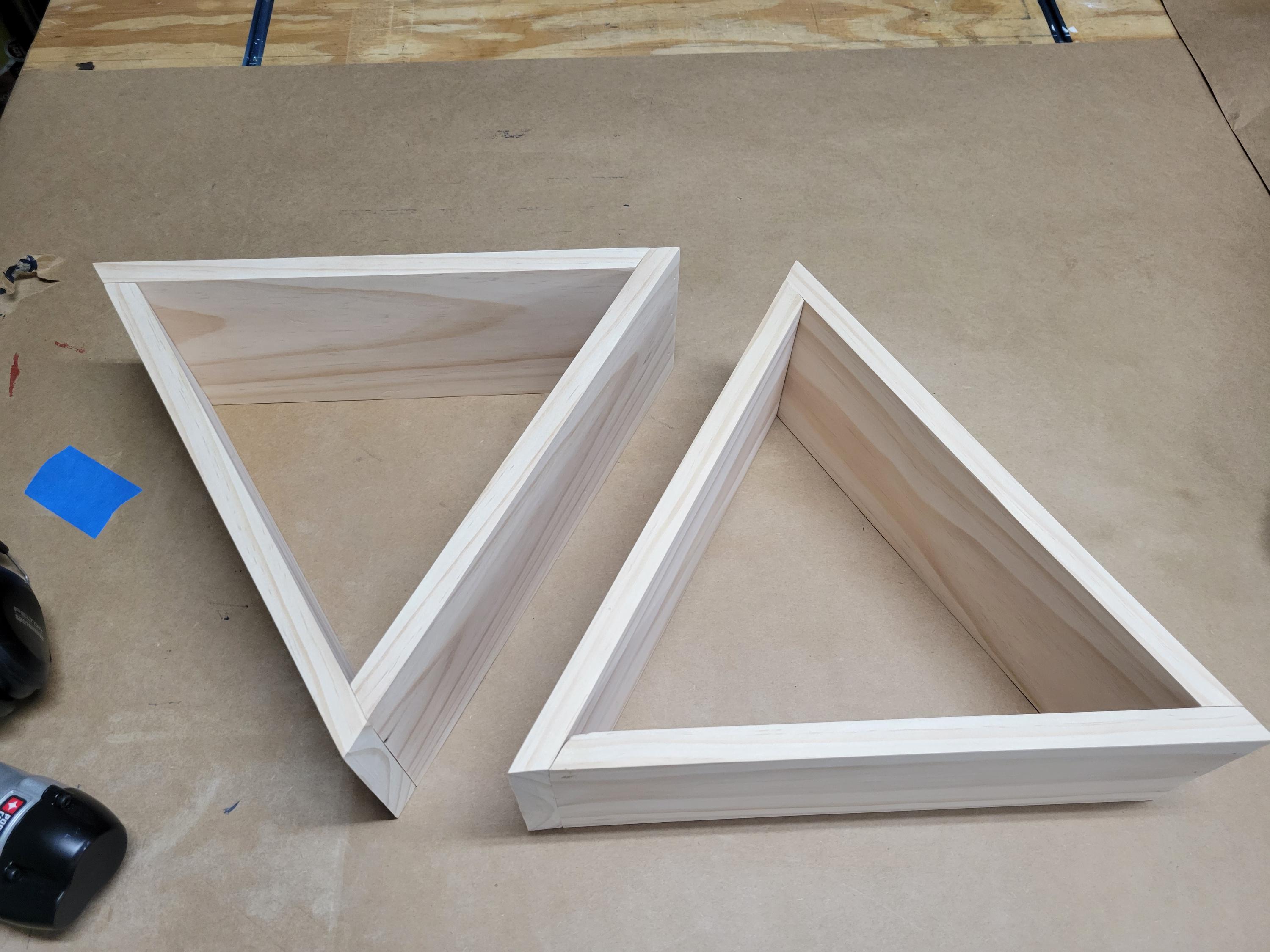 Hand-made Wooden Triangles - Etsy