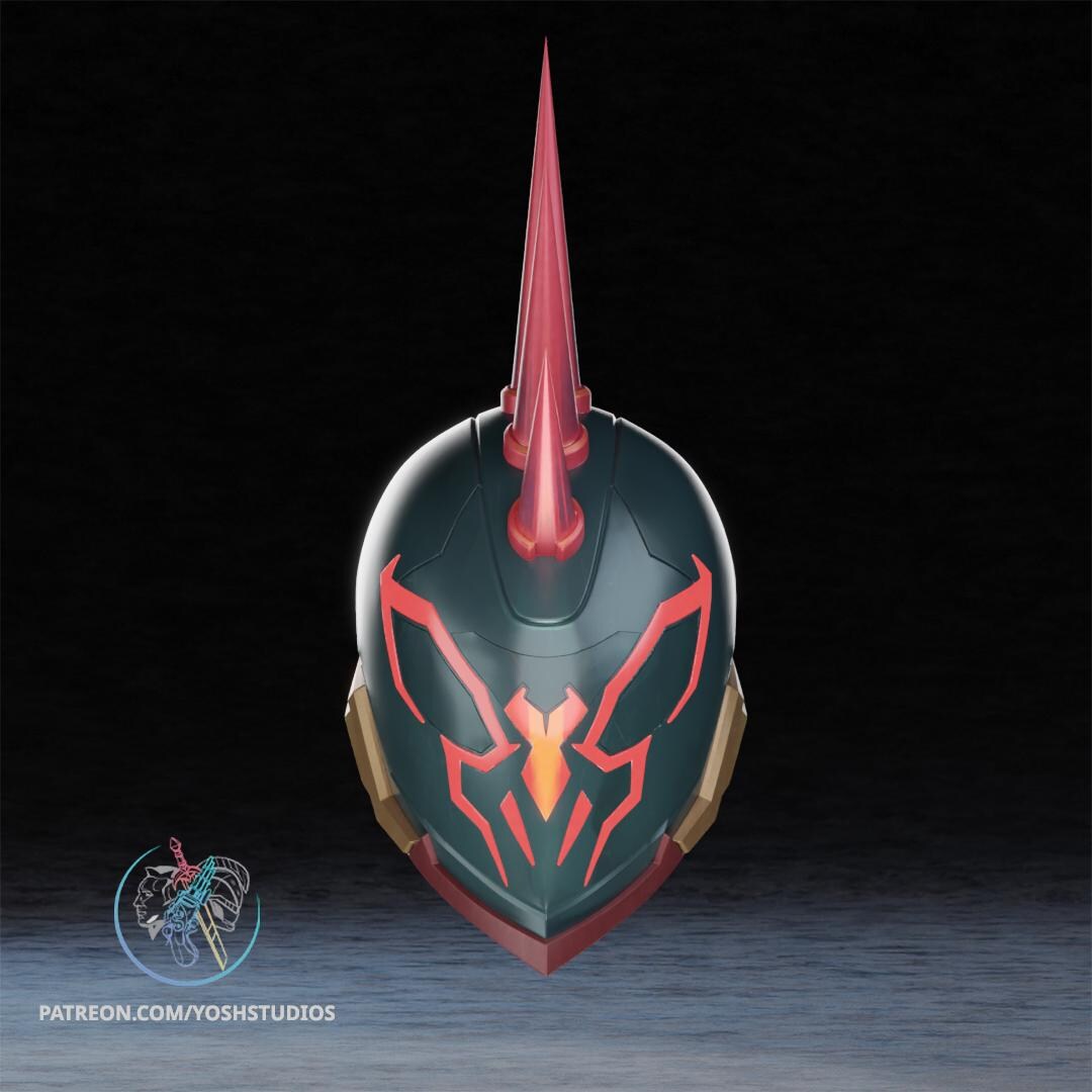 Spider-punk Helmet 3D Printer STL File - Etsy