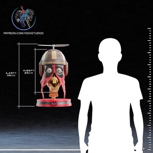 Headpool Statue 3D Printer STL File - Etsy