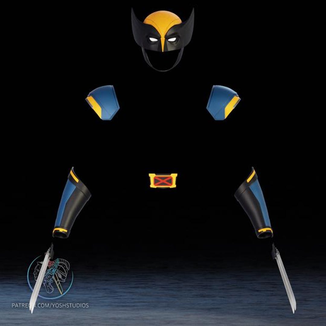 Wolverine DP3 Armor 3D Printer STL File - Etsy