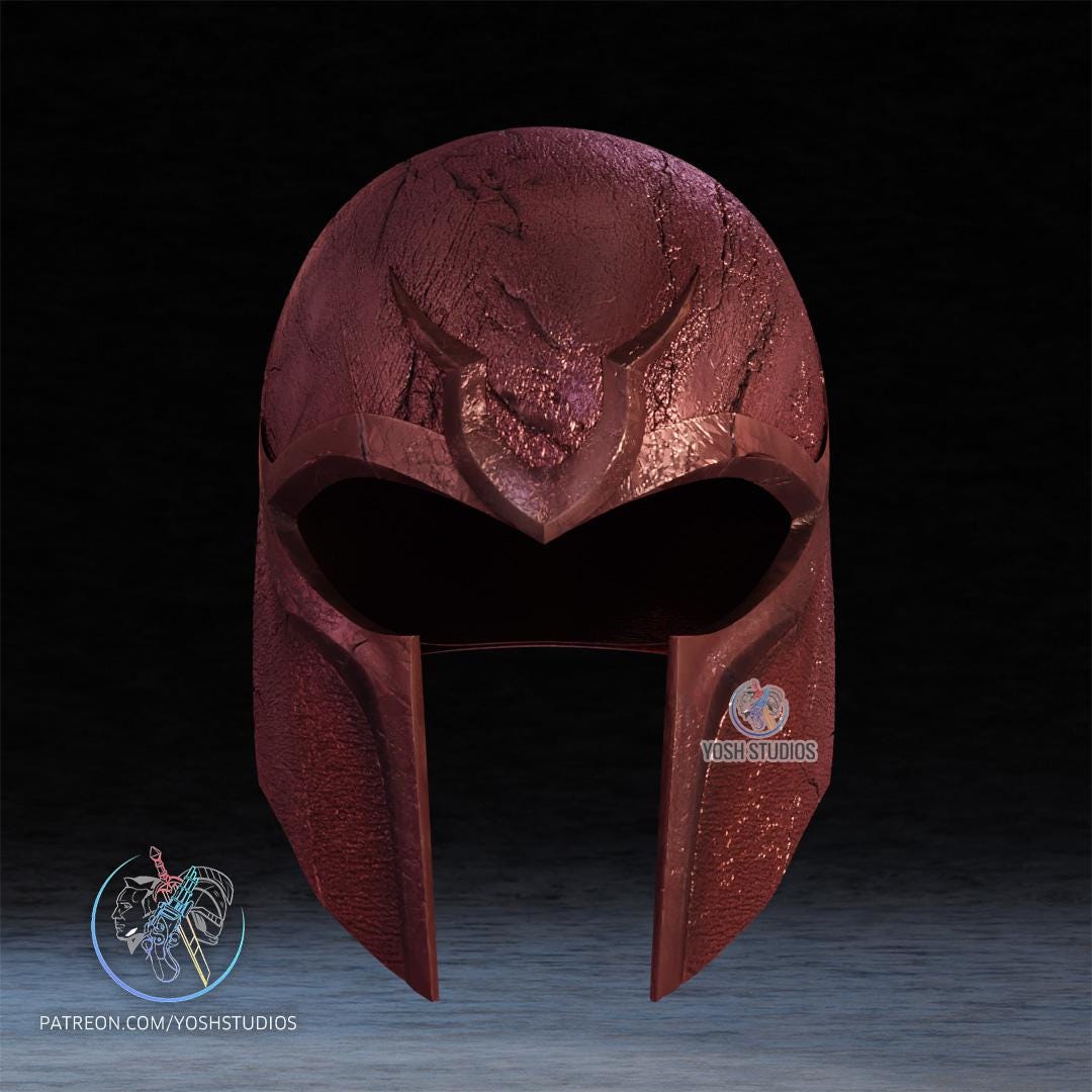 Magneto Helmet DOFP 3D Print File STL - Etsy