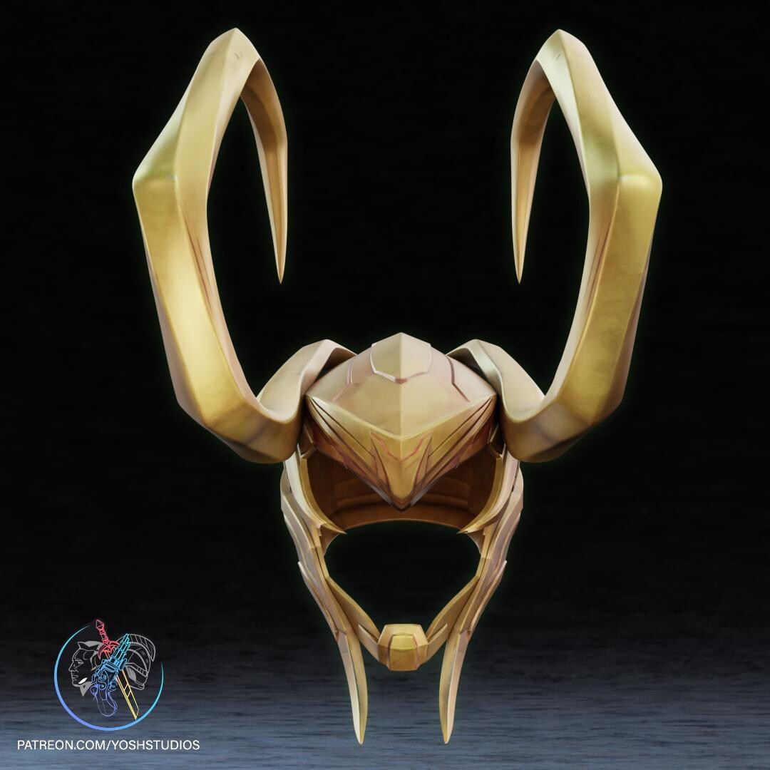 Loki Rivals Helmet 3D Printer STL File - Etsy