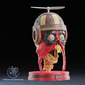 Headpool Statue 3D Printer STL File - Etsy