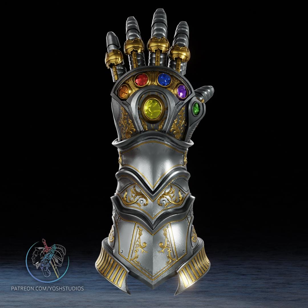 Dr Doom Infinity Gauntlet 3D Printer File STL - Etsy