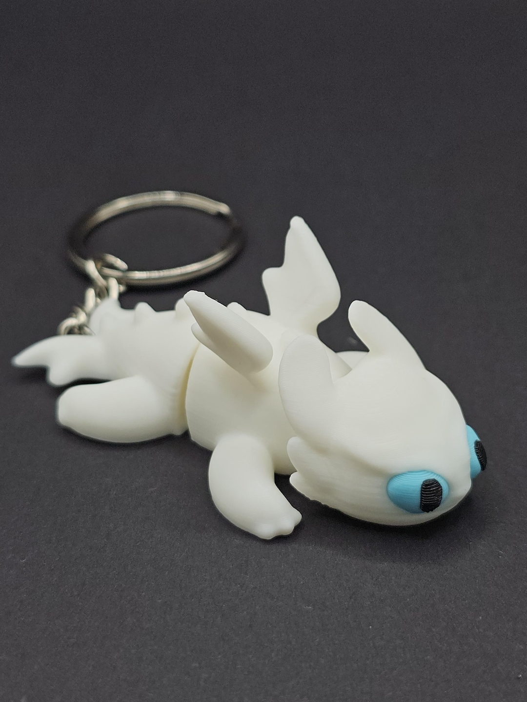 How to Train Your Dragon Day Fury Keychain light Fury, Luminous Dragon ...