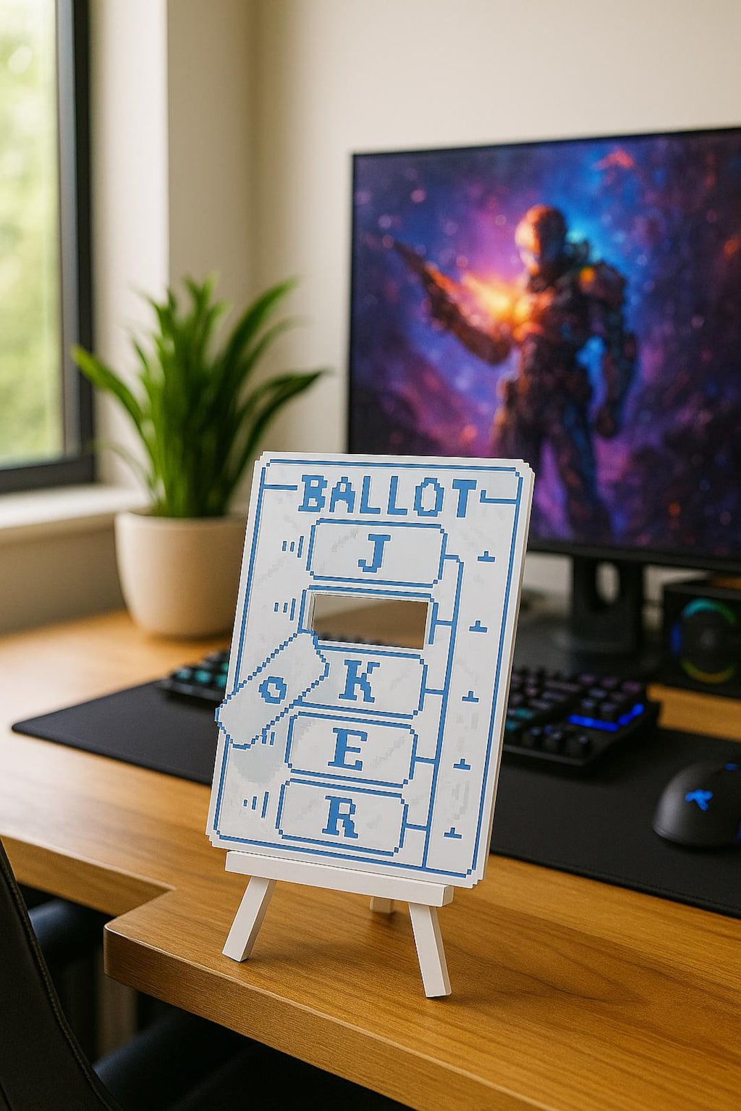 Balatro Chad Joker Hanging Frame / Balatro Physical Cards / Game Gift ...