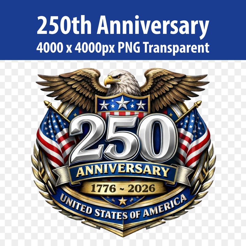 America 250th Anniversary Decals - Etsy