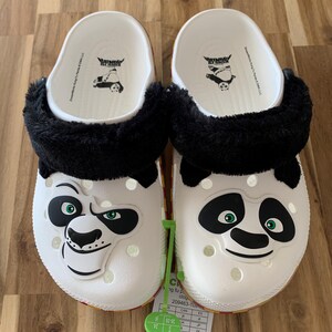 Crocs Kung Fu Panda Classic Clog Sandal Shoes Size Women8/j6/38 All ...