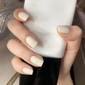 Glossy Short Press on Nails Cherry Red Press on Nails Short - Etsy UK