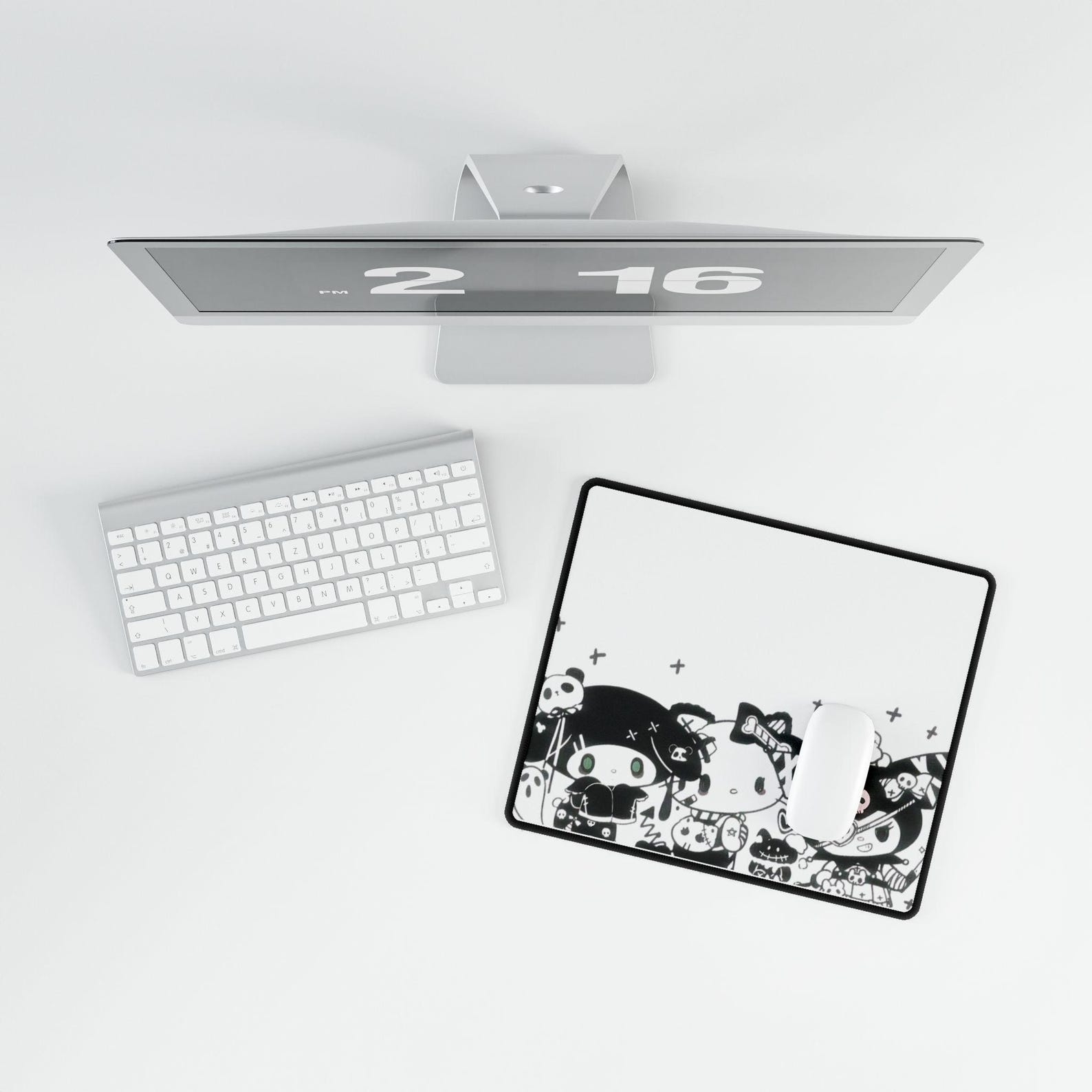 CUTE GOTHIC Cartoon Mouse Pads, Aesthetic Desk Mats for Gaming, Kawaii ...