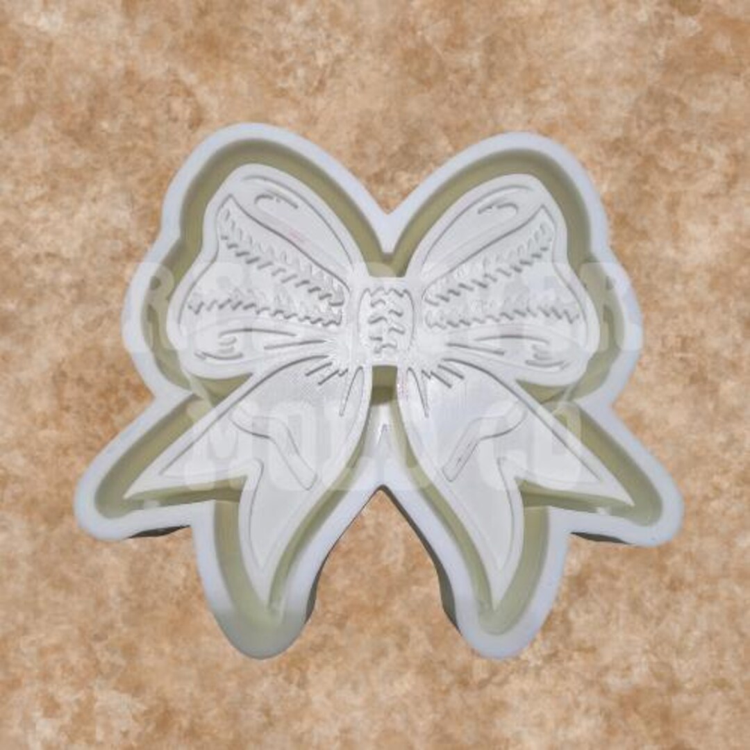 Sports Bow With Laces Silicone Car Freshie Mold - Etsy