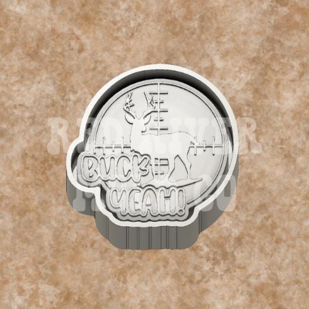 Buck Yeah! Deer Scope Silicone Car Freshie Mold - Etsy