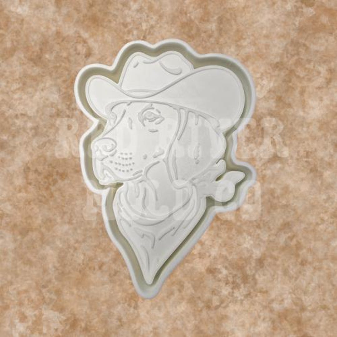 Western Dog With Cowboy Hat Silicone Car Freshie Mold - Etsy
