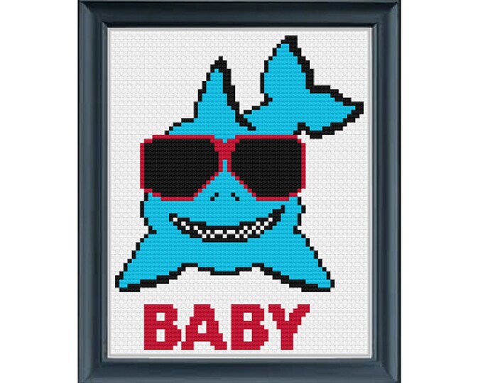 Baby Shark Cross Stitch Pattern PDF - Etsy UK