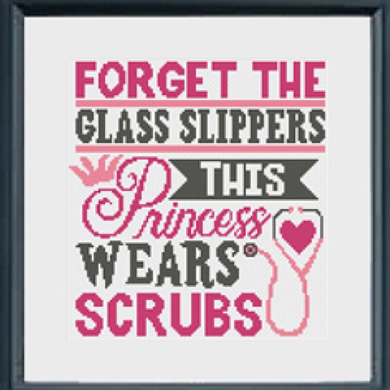 Nurse Cross Stitch - Etsy