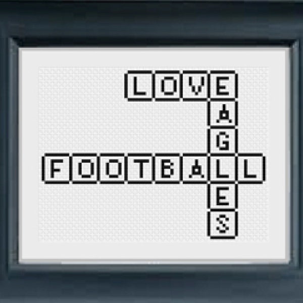 Football Crossstitch - Etsy