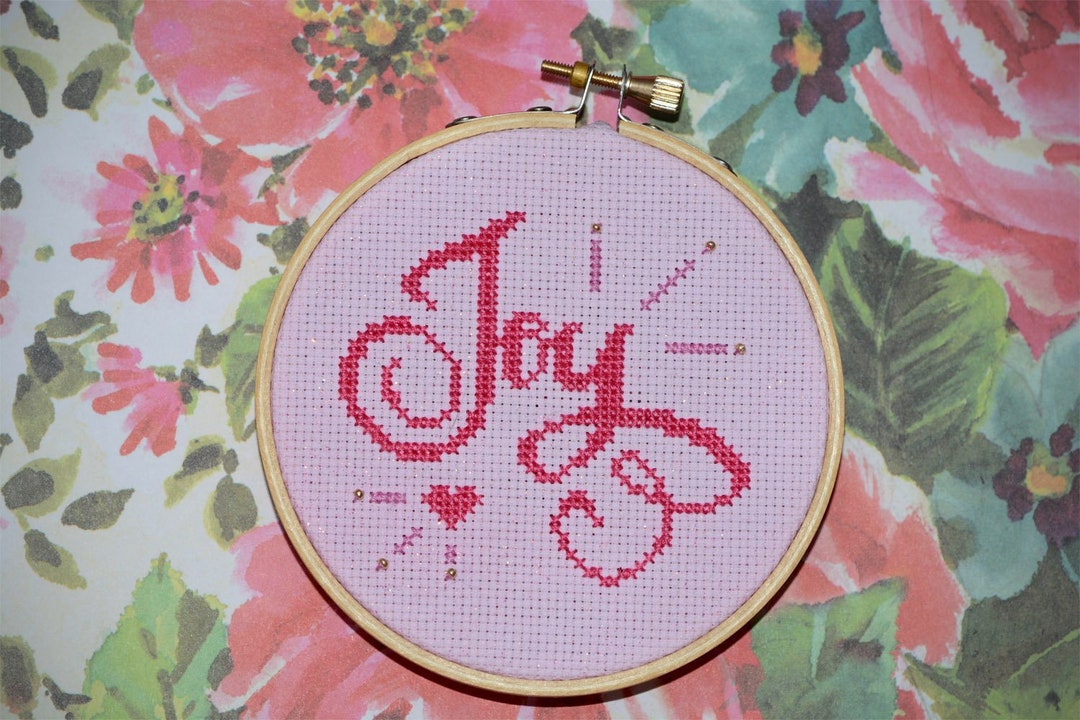 Joy Cross Stitch Pattern PDF - Etsy