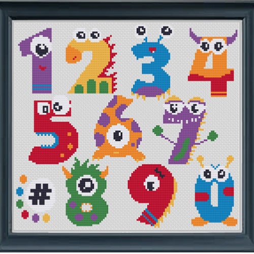 Mathematician Cross Stitch Pattern PDF Wee Little Workers | Etsy