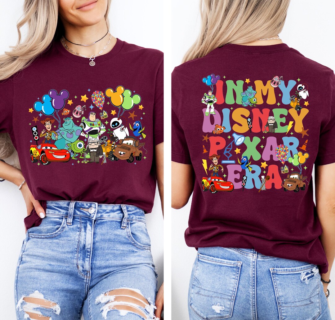 In My Disney Pixar Era Shirt – Trendy Nostalgic Disney Tee – Cute Pixar ...