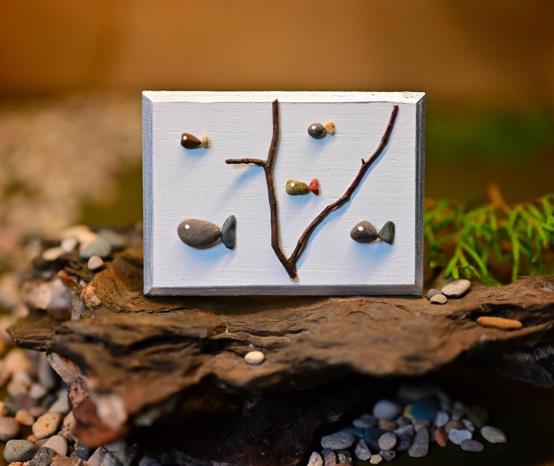 Pebble Art Magnet, Fish, Fridge Magnet, Miniature Art, Nature, Outdoors ...