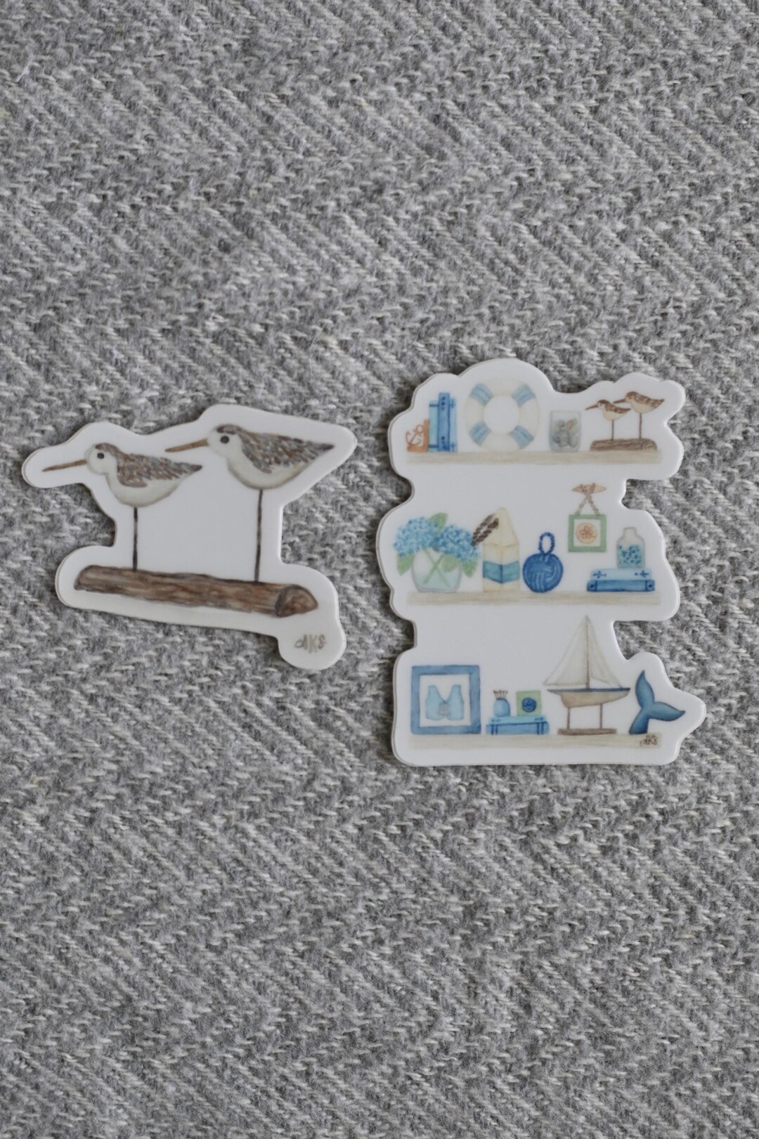 Nautical Watercolor Sticker Pack - Etsy