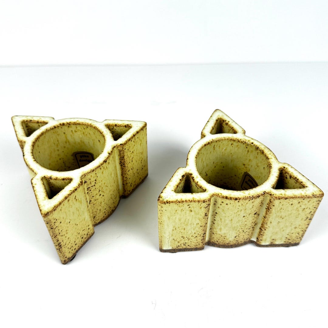 Pike Design Canada, Art Pottery/ceramic Candle Holder/trivet/object - Etsy