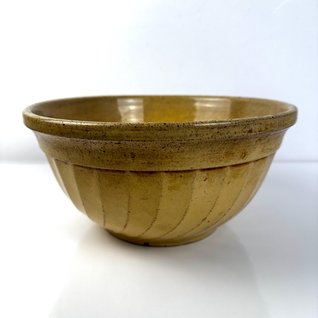 Beautiful, Large Antique Mixing Bowl From the 1800s. Made From ...