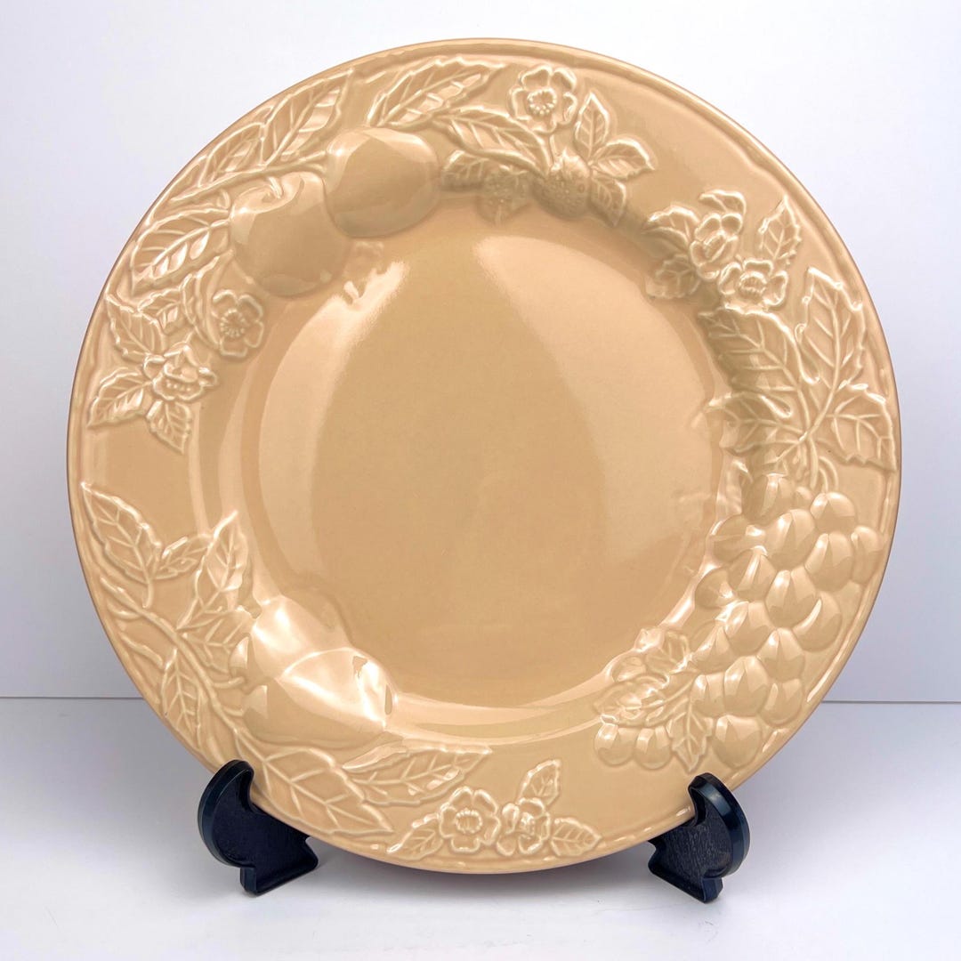 1992's (set of 4) Fruit Promenade Peach Plates by Savoir Vivre - Etsy
